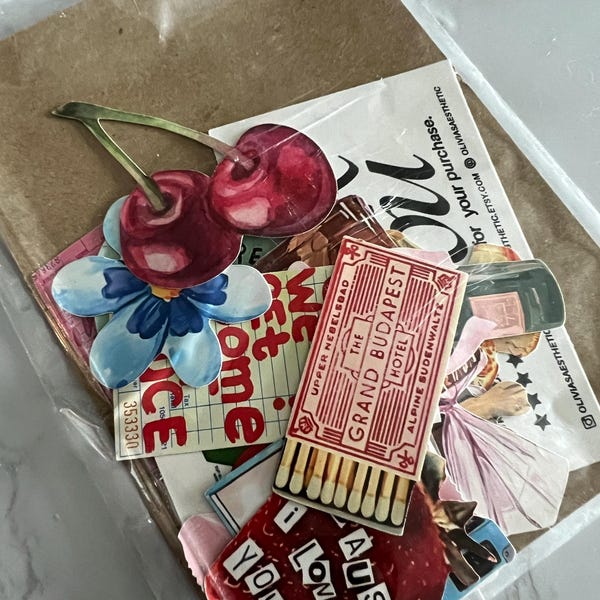 Mystery Sticker Pack - Pinterest Aesthetic Stickers, Junk Journal ...