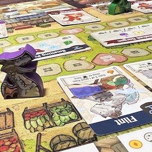 LORDS of WATERDEEP Meeples Upgrade Kit Stickers Free Scoundrels of Skullport Decals Kit Premium ...