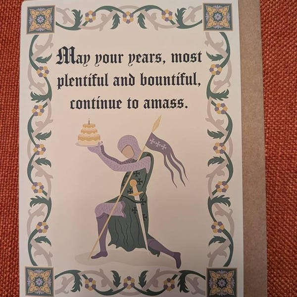 YE OLDE BIRTHDAY - Medieval Birthday - Happy Birthday My Liege ...