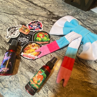 Zipper's Pink Candy Haze Fursuit Spray 3 Sticker by Norsewolf Creations ...