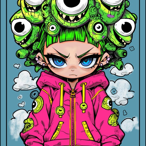 Anime Queens and Kings Coloring Book 70 Page Manga Fantasy Coloring ...