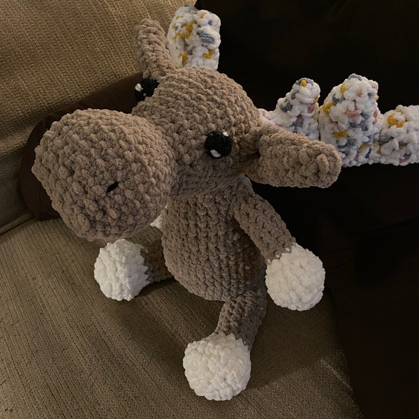 Manny Moose CROCHET PATTERN, Amigurumi Crochet Pattern, PDF, English ...