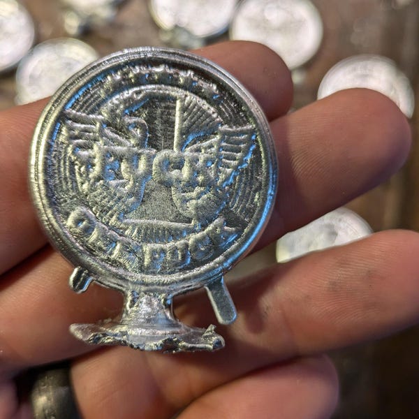 Custom 2 Sided COIN Logo Graphite Molds. - Etsy