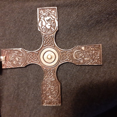 Miniature Galloway Hoard Pectoral Cross in Solid Silver. - Etsy