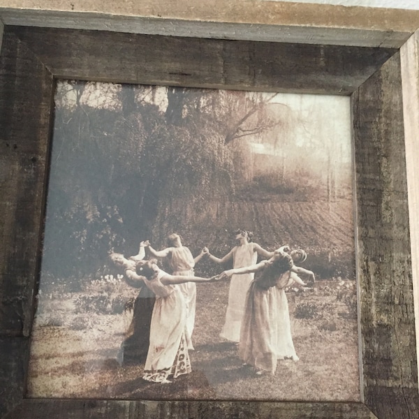 Circle of Witches Antique Photograph Print, Vintage Women Dancing Art ...