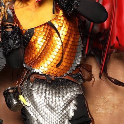 Scalemail Small Scale Half Sleeves Chainmaille and - Etsy