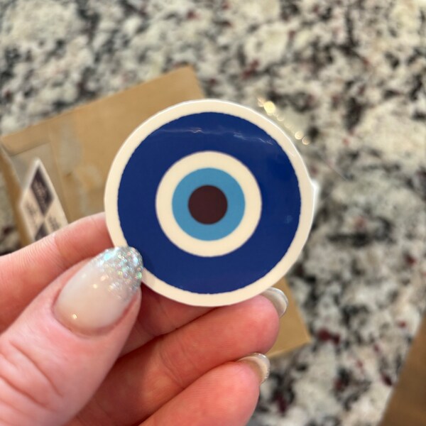 Evil Eye Sticker | Protective Sticker | Cute Sticker | Laptop Sticker ...