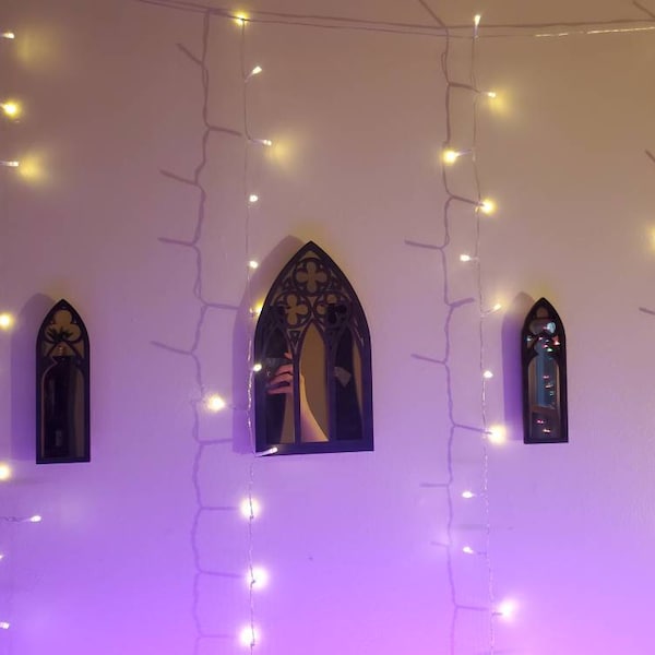 Gothic Mirror, Set of 3, GOLD Mirrors, Witchy, Cathedral - Etsy