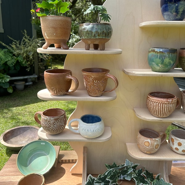 Asymmetrical Wavy Collapsible Stand, Retail Display, Market Display ...