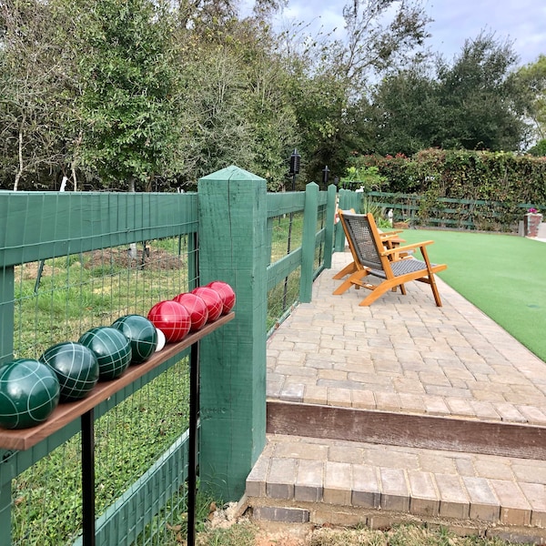 Elevated Bocce Ball Rack - Etsy