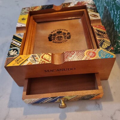 Cigar Box Ashtray - Etsy