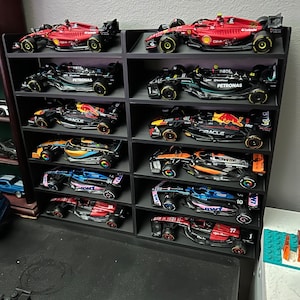 Hotwheel 10 Car Display Stand Industrial Design W Hidden Wall Mount ...