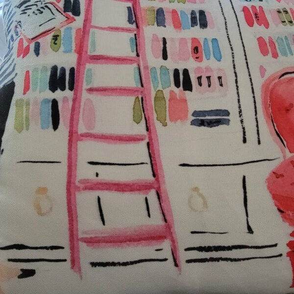 Illustrated Pillow: in the Library {fashion Pillow, Cute Pillow ...