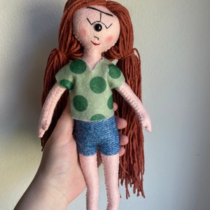 Beginner Doll Pattern PDF, Felt Doll Pattern - Etsy