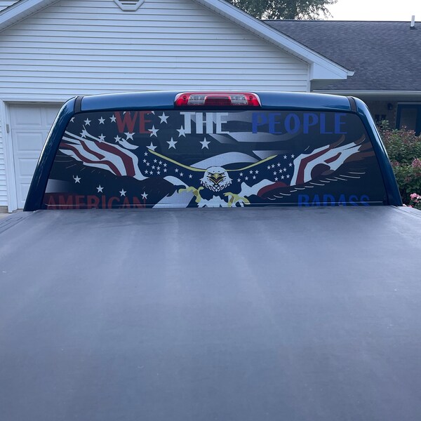 Custom Design Your Own Rear Window Mural, Decal for Rear Window on ...