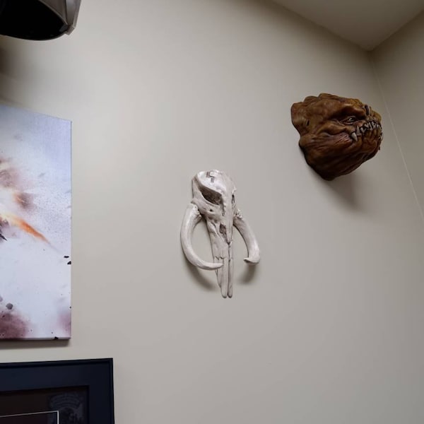 3D Printed Mythosaur Skull Wall Decor | Mandalorian Fanart - Etsy