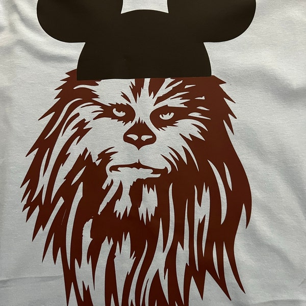 Chewbacca SVG, Chewie With Mouse Ears SVG, Star Wars Svg, Family Trip ...