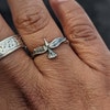 Sterling Silver Thunderbird Ring Hawk Ring Silver Eagle Ring Silver ...