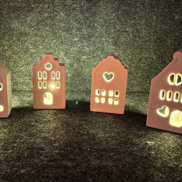 Silicone Mold House With Moon Star, Casting Molds Houses, Concrete ...