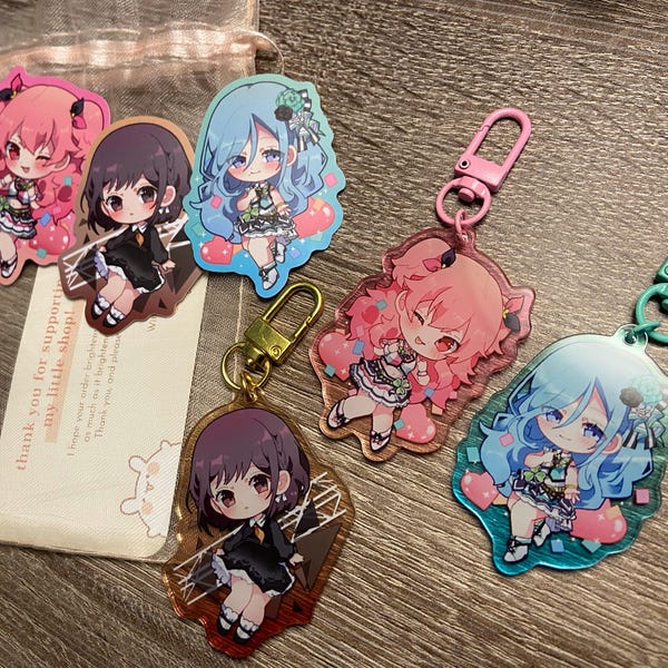 Project Sekai Keychains / Charms - Etsy