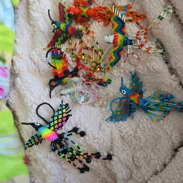 Set of 12 Worry Dolls Handmade for Stress Relief - Miniature Luck ...