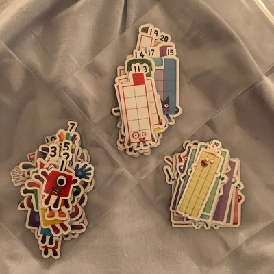 Magnetic Numberblocks Sets, 1-10, 11-20, 30-100, Waterproof, Math ...