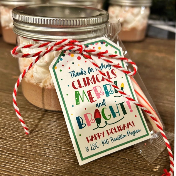 Thanks for Making School Merry and Bright Tag Christmas Gift Tag ...