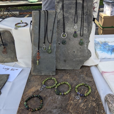 Genuine 8mm Connemara Marble Beads Irish National Gemstone. Jewelry ...