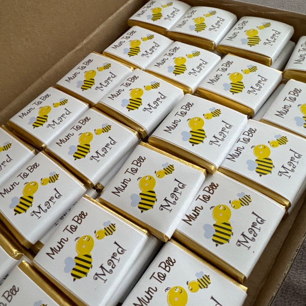 Personalised Happy Birthday Party Favours Chocolate Favours Black ...