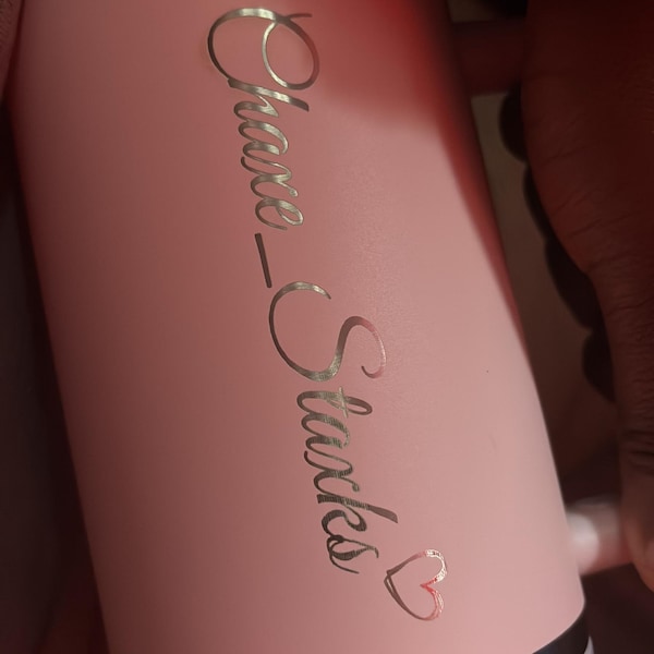 Personalized Stanley 40oz Cup, Custom Valentine's Day Gift, Monogrammed ...