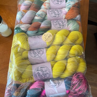 Mighty Pine Hand Dyed Yarn Tonal Green Pine Green - Etsy