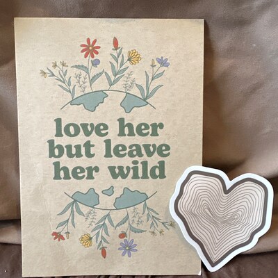 Tree Sticker for Car, Tree Heart Sticker for Hydroflask, Nature ...