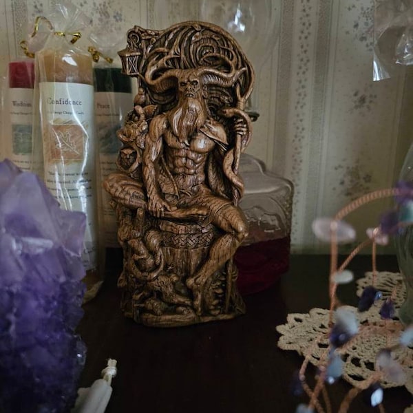 Baphomet Statue Home Altar for Wicca and Occult Enthusiasts - Etsy