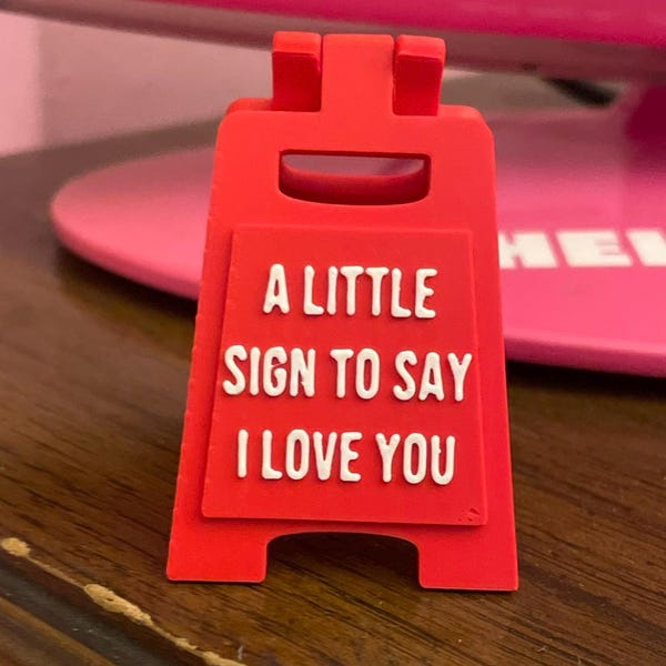 A Little Sign to Say I Love You (multiple Colors Available) - Etsy
