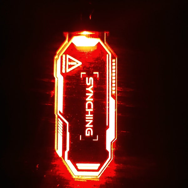 Cyberpunk Keychain - Color Changing - Stocking Stuffer -light up ...