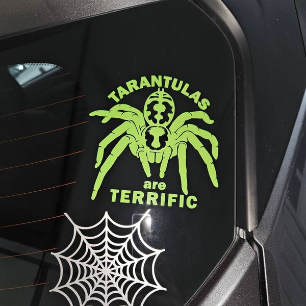Tarantula Car Decal Spider Sticker Pumpkin Patch - Etsy