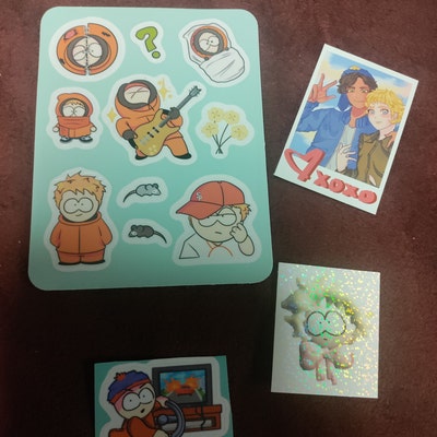 Kenny South Park Sticker Sheet - Etsy