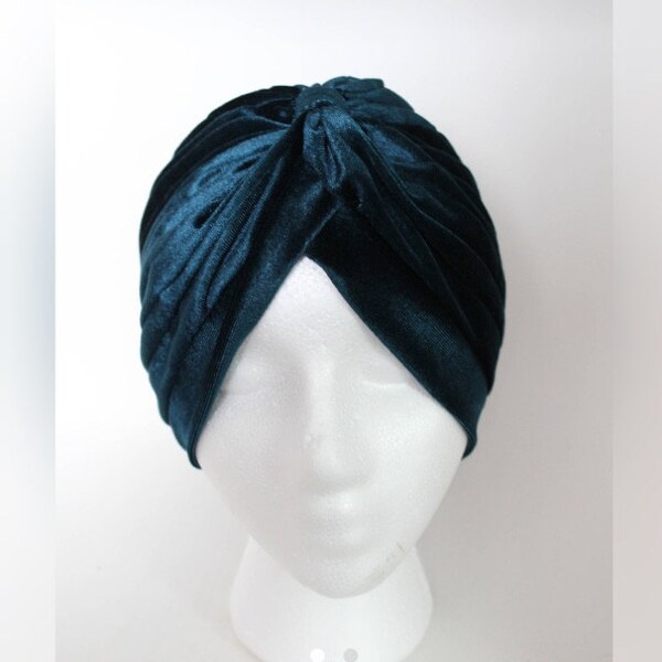 Stunning Gray Turban With Big Silk Flower, Glamorous Headpiece, Fashion ...