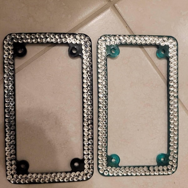 Spikey Motorcycle License Plate Frame / Motorcycle Frame / License ...