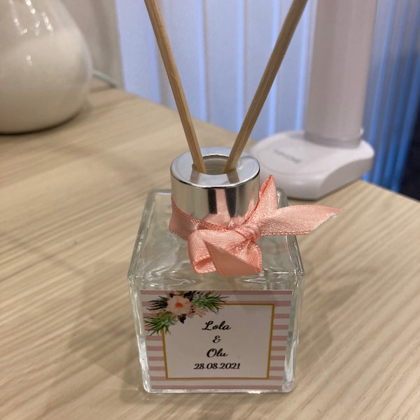 Reed Diffuser, Unique Wedding Favors, Bridal Shower Gift Idea ...