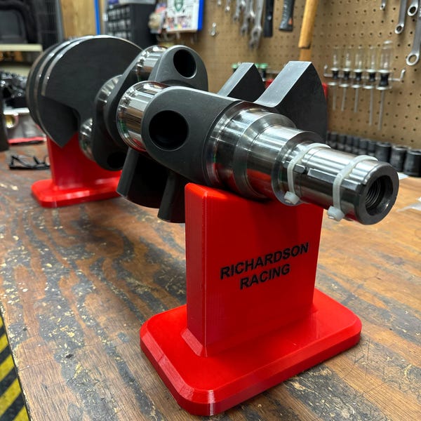 Crank Shaft Stand, 3D Printed Customizable - Etsy