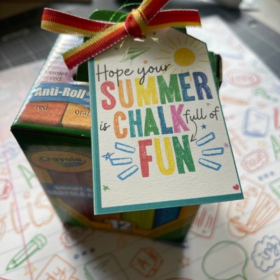 Chalk Full of Fun Gift Tags, End of Year Gift Tags for Students, Last ...