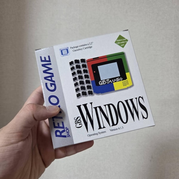GBS WINDOWS for Game Boy (developed by Ruben Retro) - Etsy