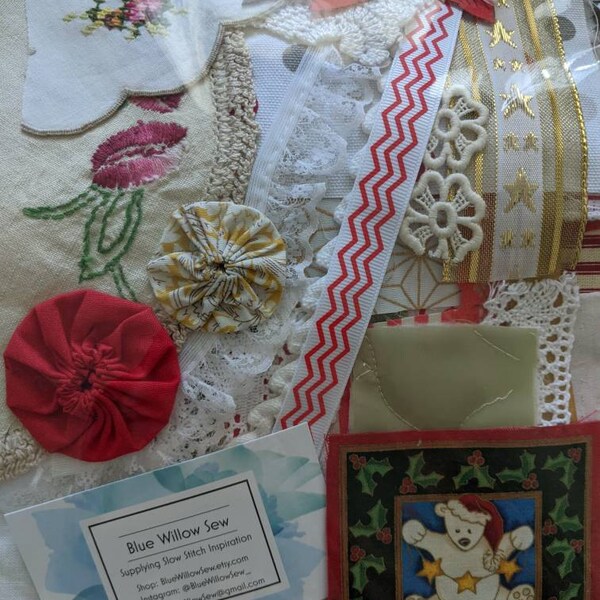 Fabulous Floral Slow Stitch Pack Perfect for Slow Stitch, Scrapbook ...
