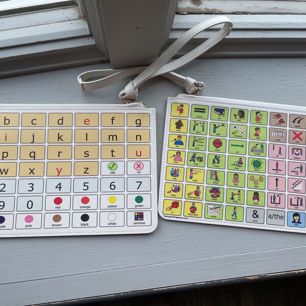 AAC Keychain With Core Vocabulary AAC Device Keychain for Sped Teacher ...