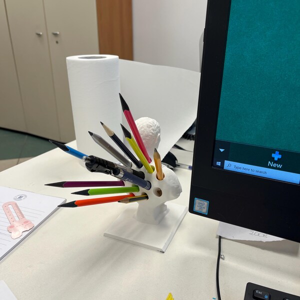 African Modern Statue Bookend / 3D Printed - Etsy