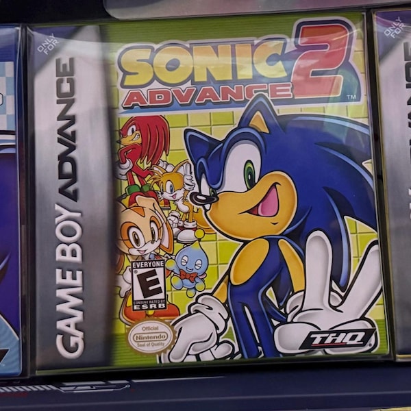 Sonic Advance 2 | NTSC | Gameboy Advance | GBA | En | Reproduction Box ...