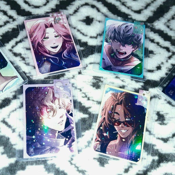 Holographic Alien Stage Photocards - Etsy