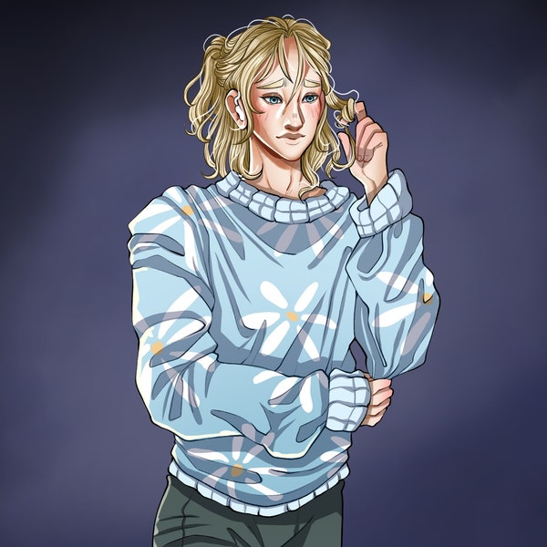 Half Body Character Commission, Custom Gift, Custom Art, Dnd Commission ...