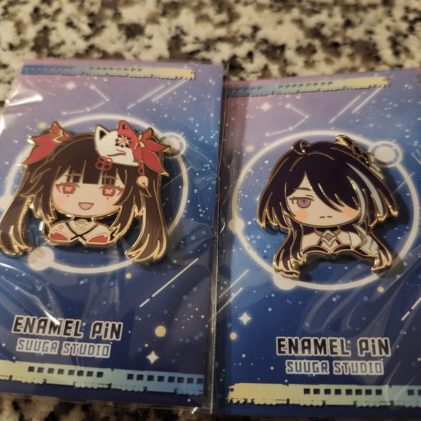 HSR Sampo and Sparkle the Masked Fools Honkai Star Rail Hard Enamel Pin ...